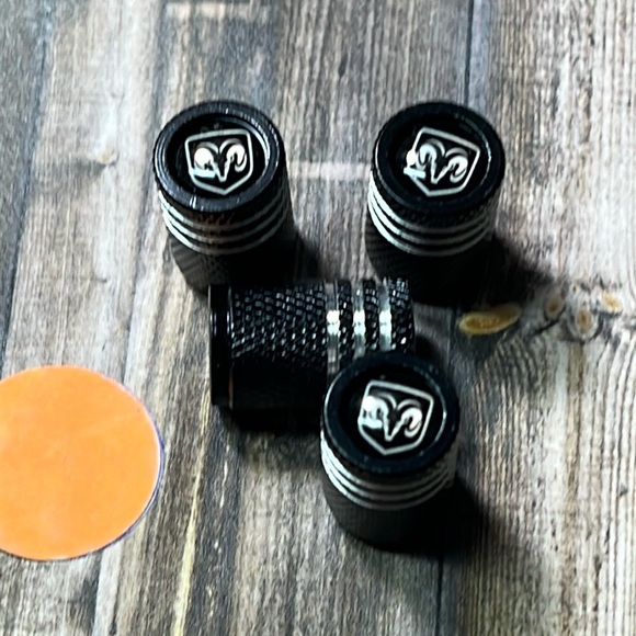 N/A | Accessories | 5for Black Dodge Ram Stem Caps Tire Valve Caps Car ...